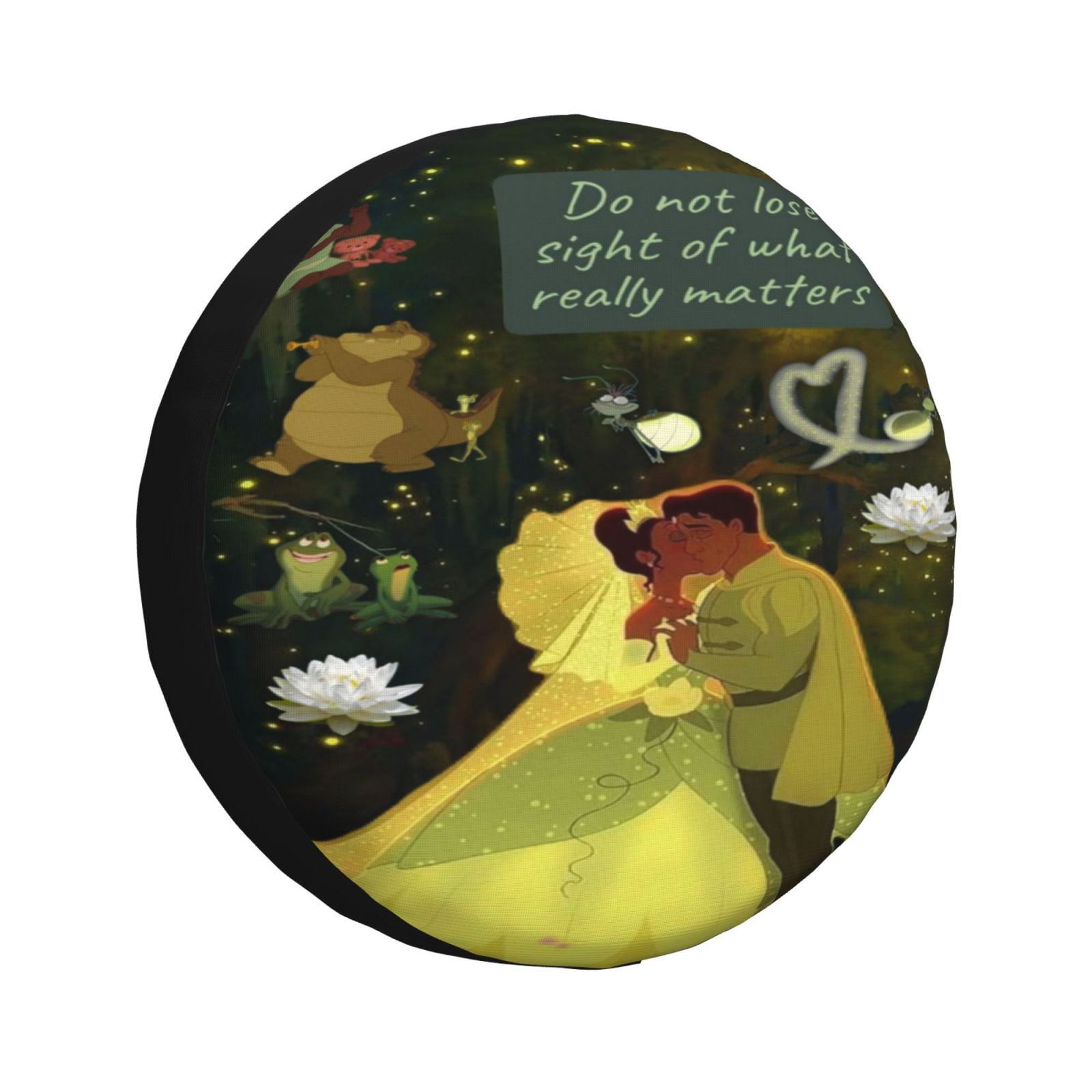 Princess Fro-g Tire Cover Cartoon Weatherproof Universal Wheel ...