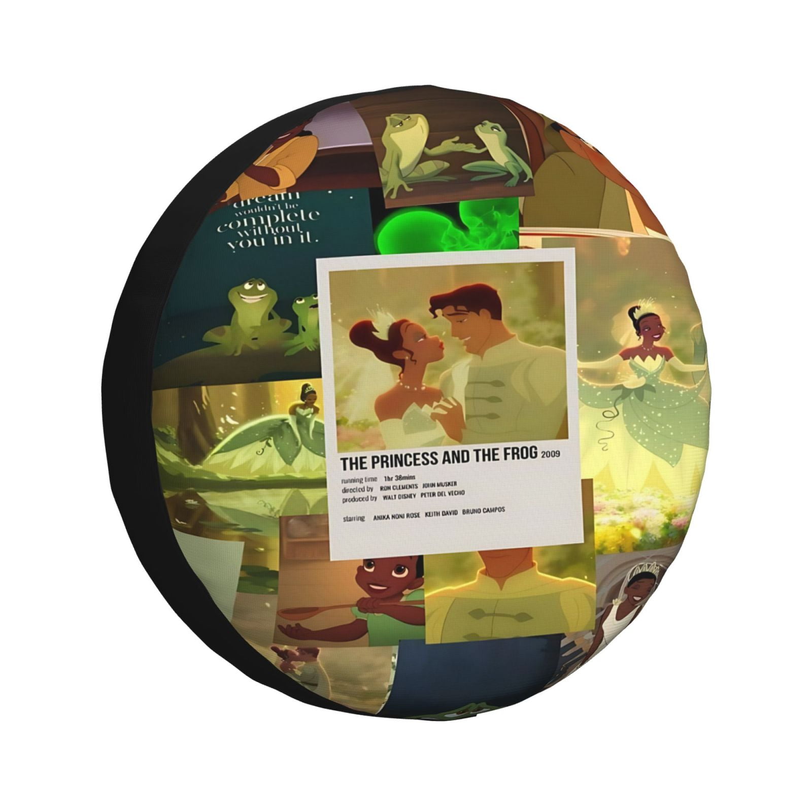 Princess Fro-g Tire Cover Cartoon Weatherproof Universal Wheel ...