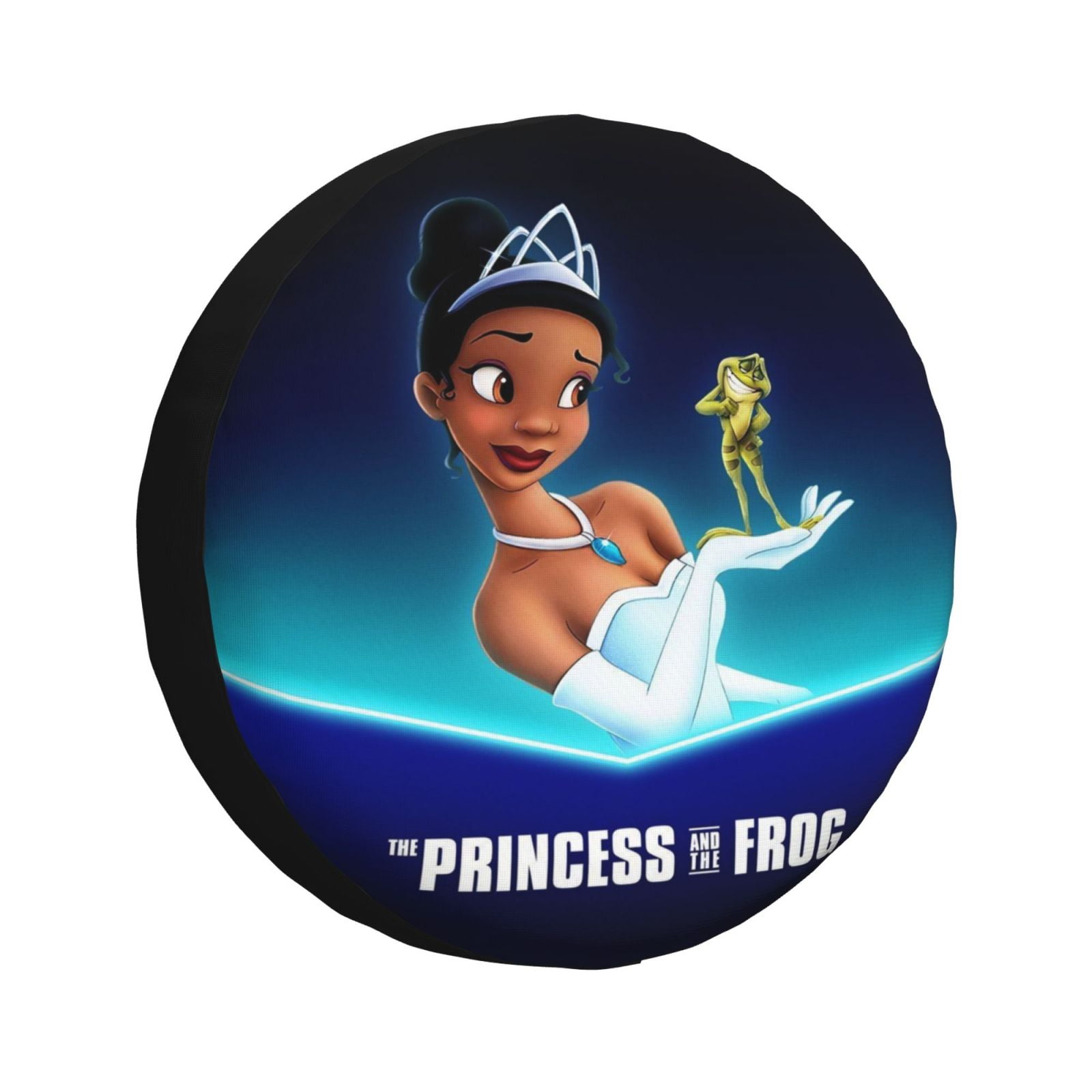 Princess Fro-g Tire Cover Cartoon Weatherproof Universal Wheel ...