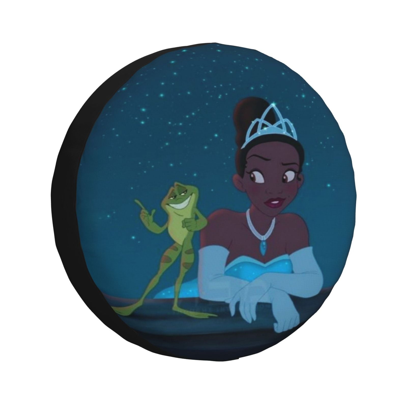 Princess Fro-g Tire Cover Cartoon Weatherproof Universal Wheel ...