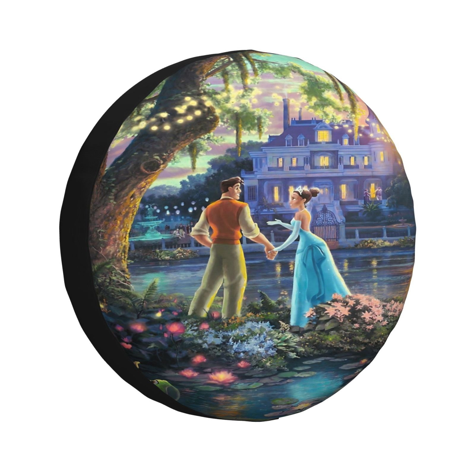 Princess Fro-g Tire Cover Cartoon Weatherproof Universal Wheel ...