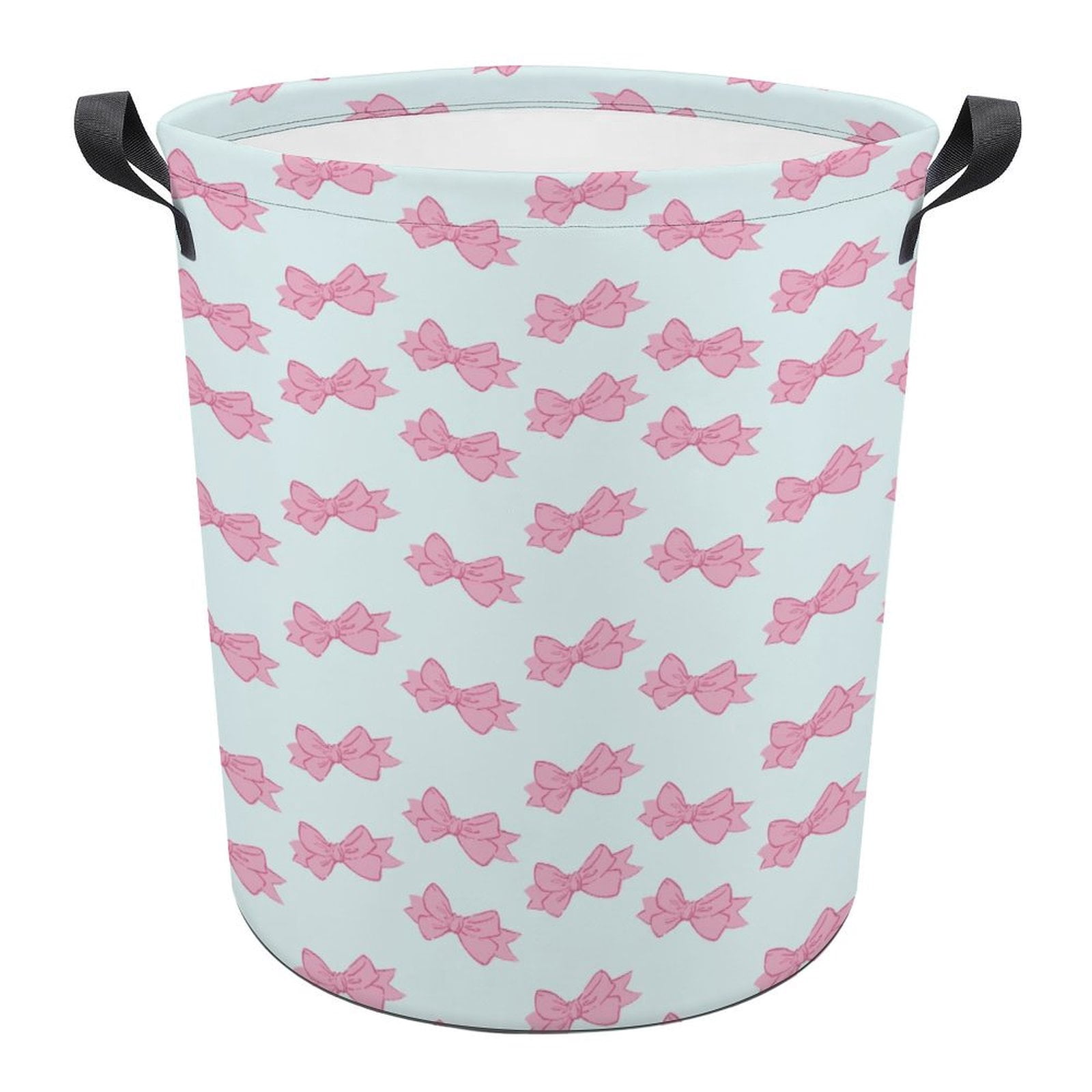 Princess Girl Cute Bow Laundry Basket Storage Basket Controller Clothes ...