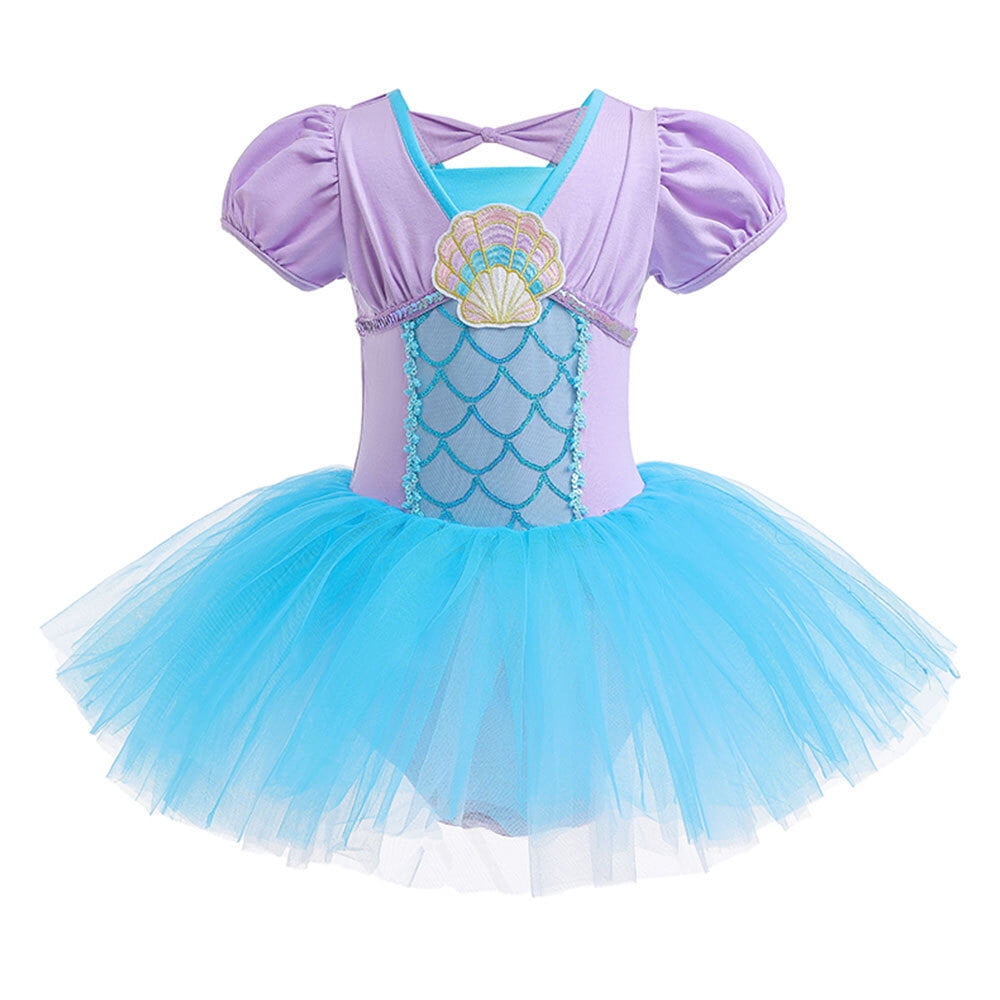 Princess Girls Leotards Ballet Dance Dress Tutus Elsa/Jasmine Dancewear ...