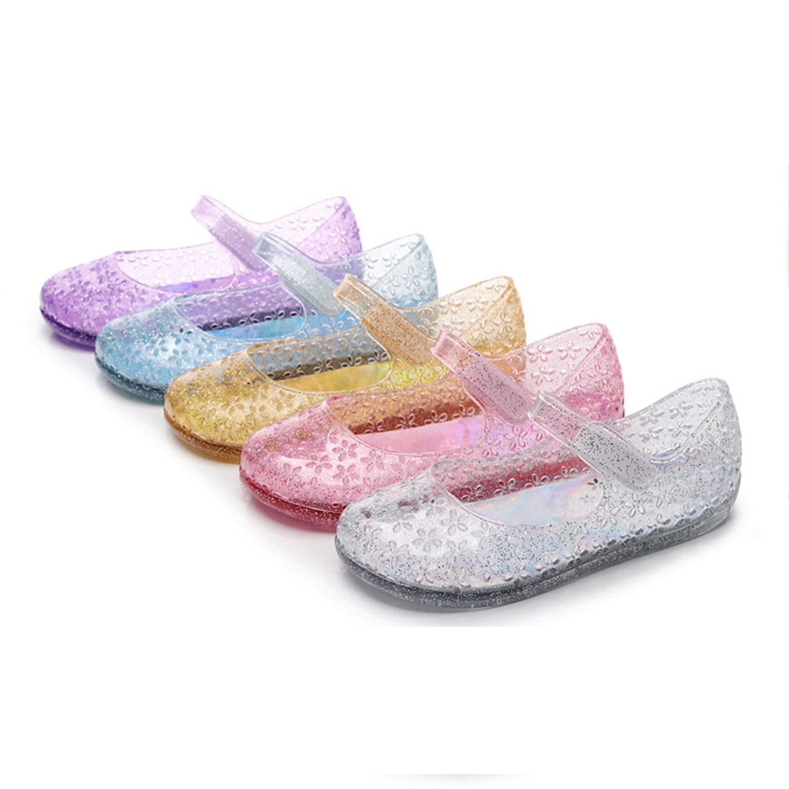 Princess Girls Sandals Dress Up Dance Party Cosplay Jelly Shoes for ...