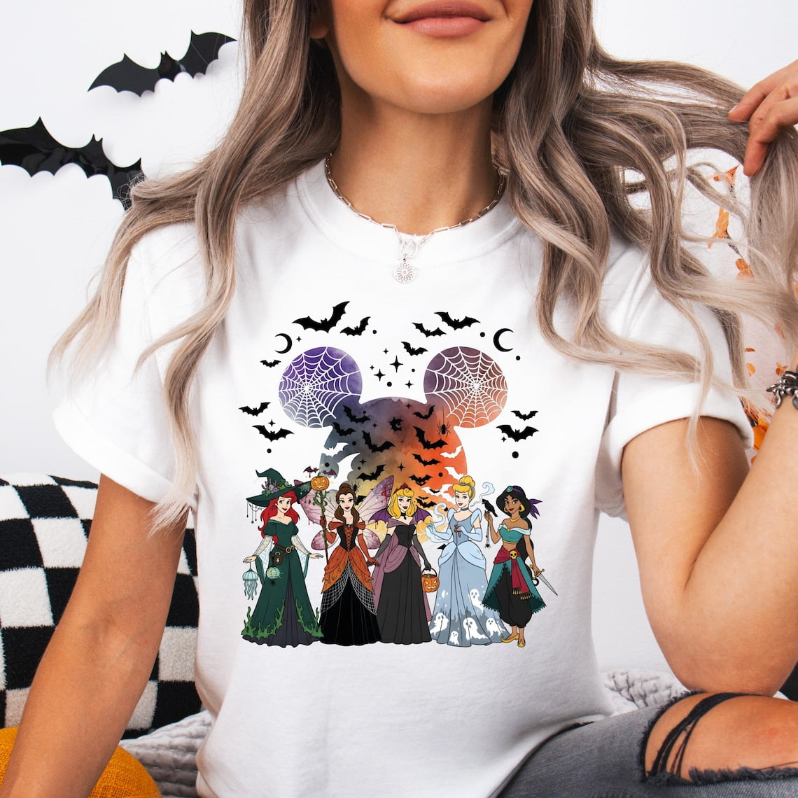 Princess Halloween Shirt, Princess Horror T-Shirt, Snow White Ariel ...
