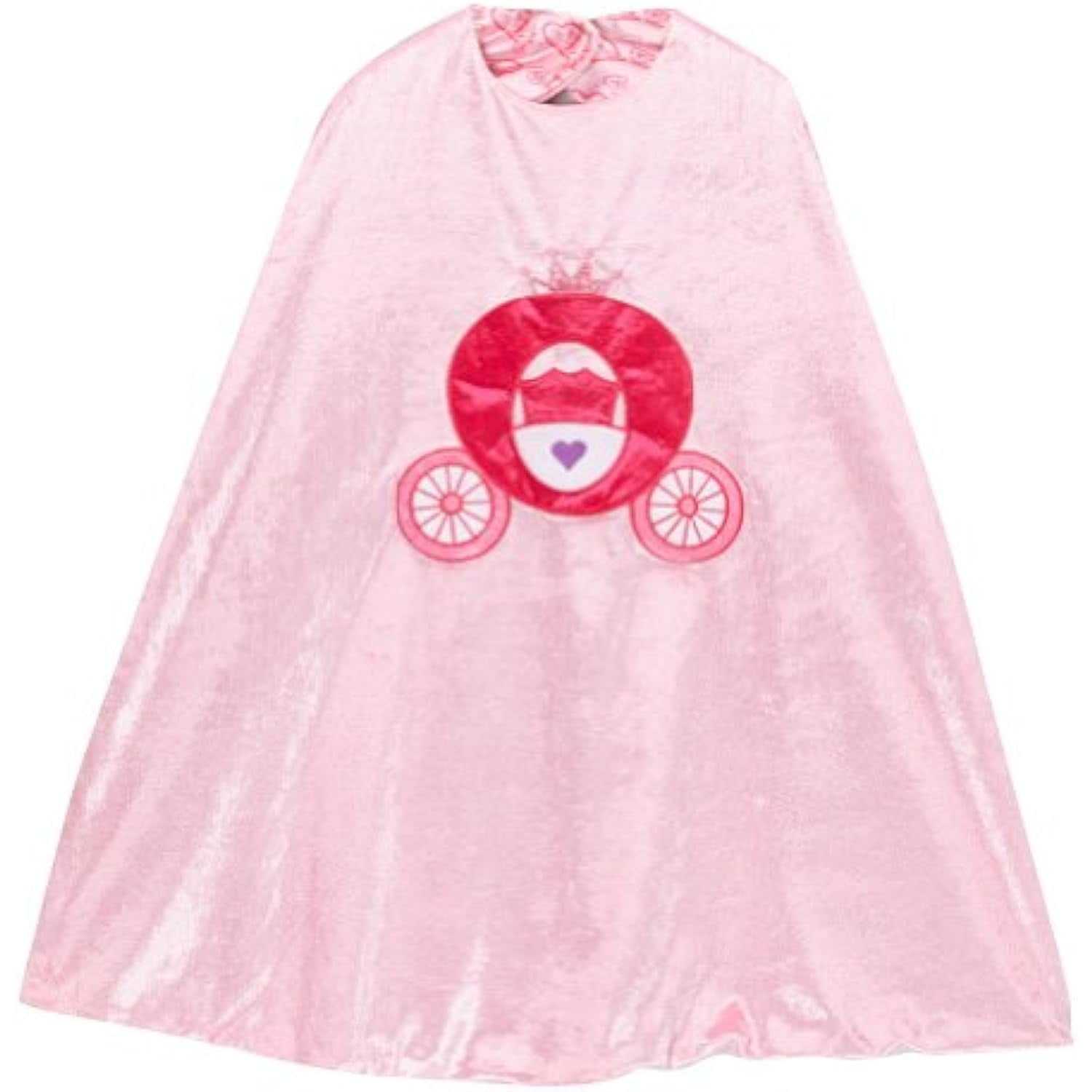 Princess Heart & Carriage Design Reversible Cape - Walmart.com