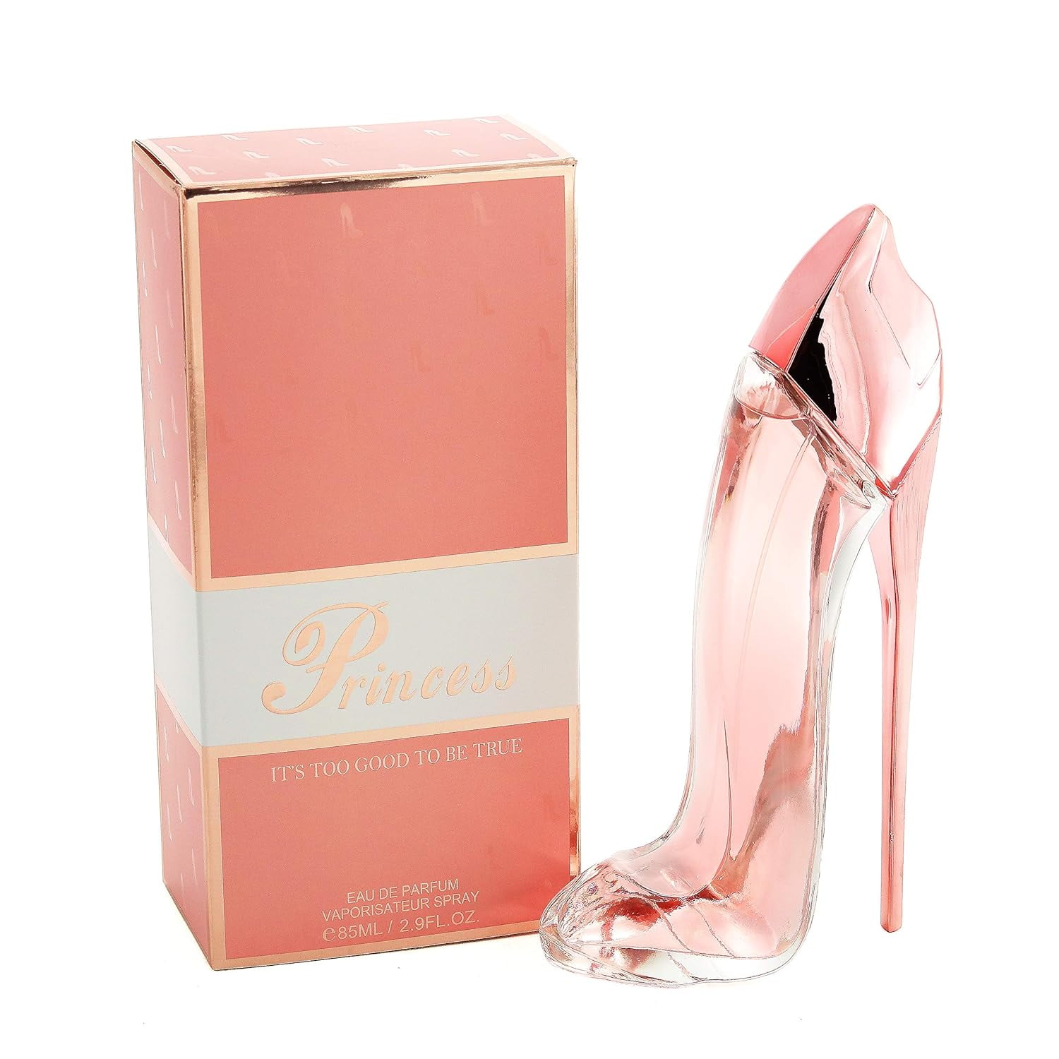 Princess High Heel Shoes Pink Eau De Perfume For Woman, 100ml/3.4 OZ ...