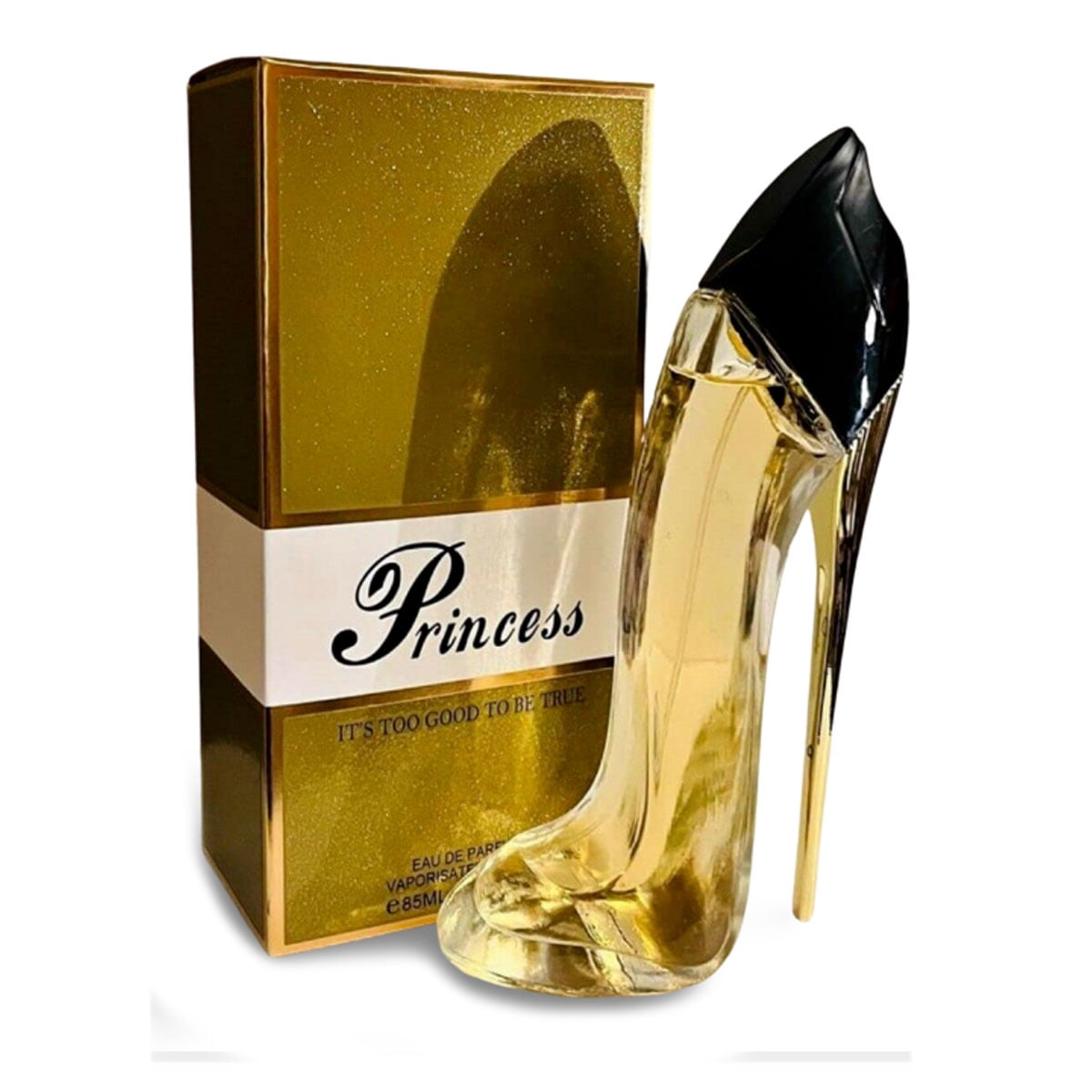 Princess High Heel Women Perfume [ Gold ] - 85ml / 2.9 Fl Oz Eau De ...