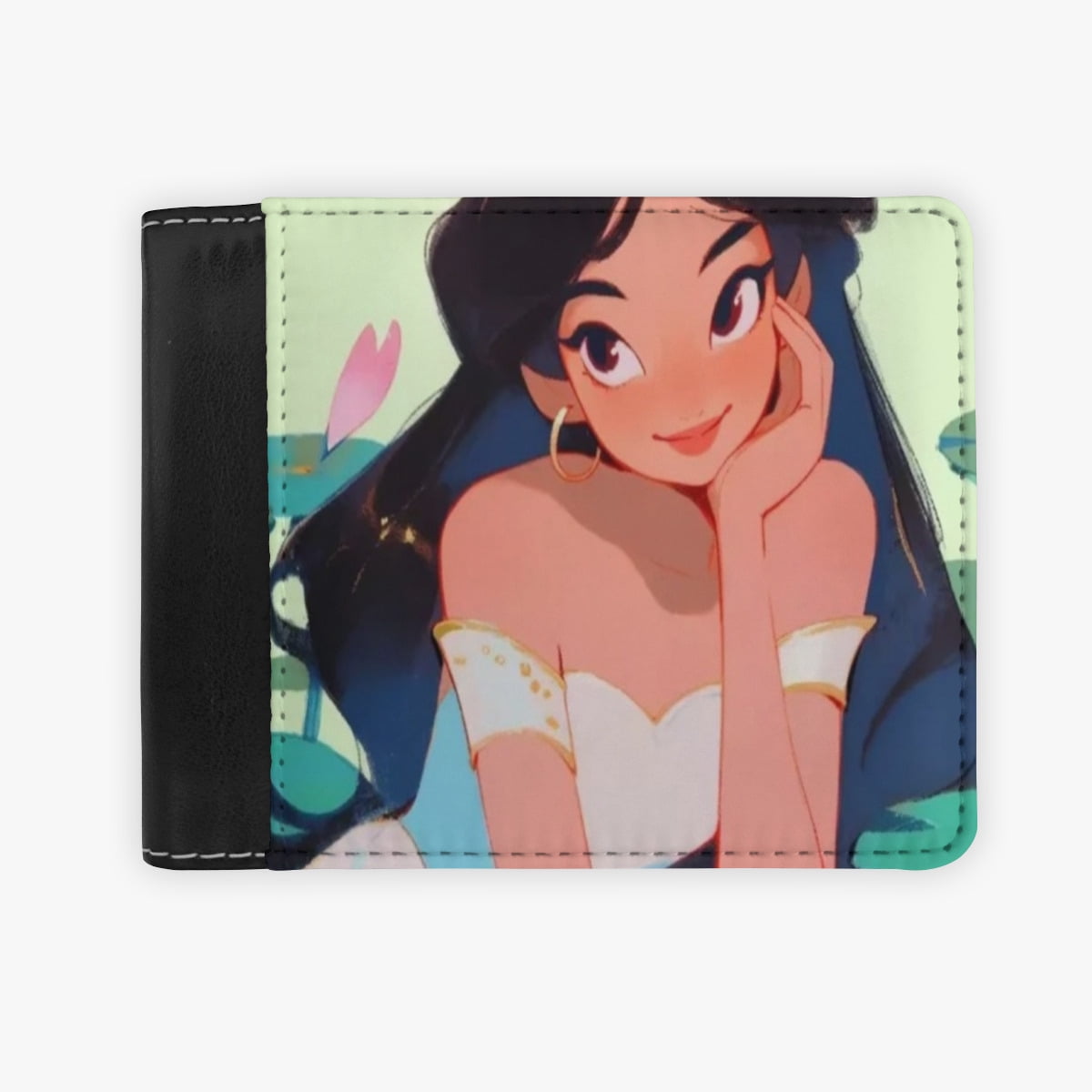 Princess Jas×mine PU Bifold Wallet for Boys Girls, 4.64 x 3.71 Inches - Walmart.com