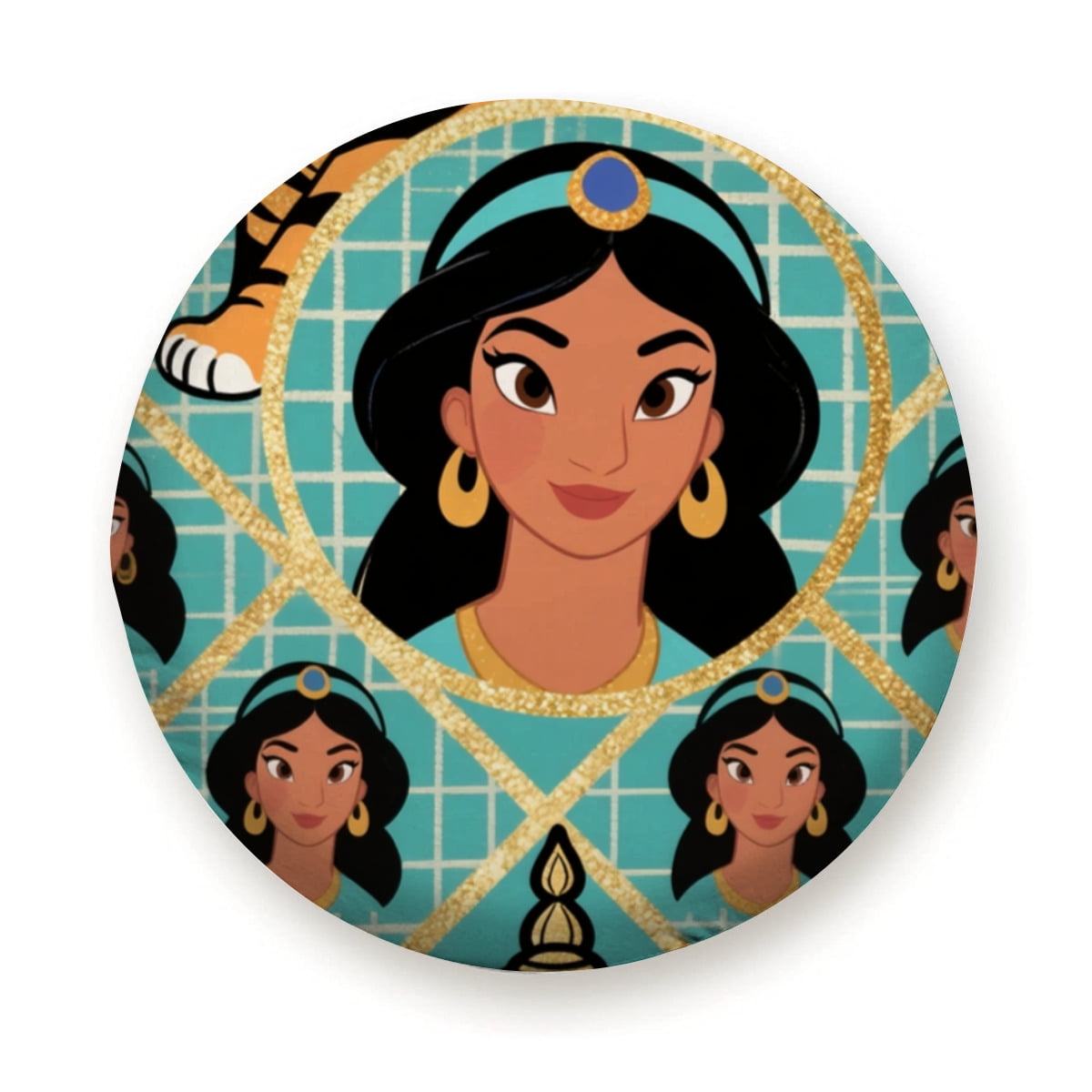 Princess Jasm×ine Spare Tire Cover Wheel Protector for Decorating and ...