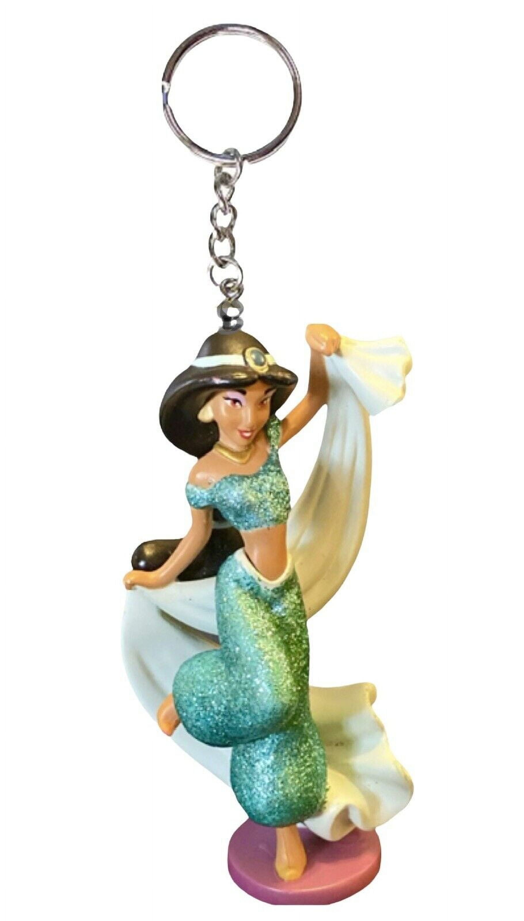 Princess Jasmine Dance Pvc Key Ring Keychain Figure Aladdin Ornament ...