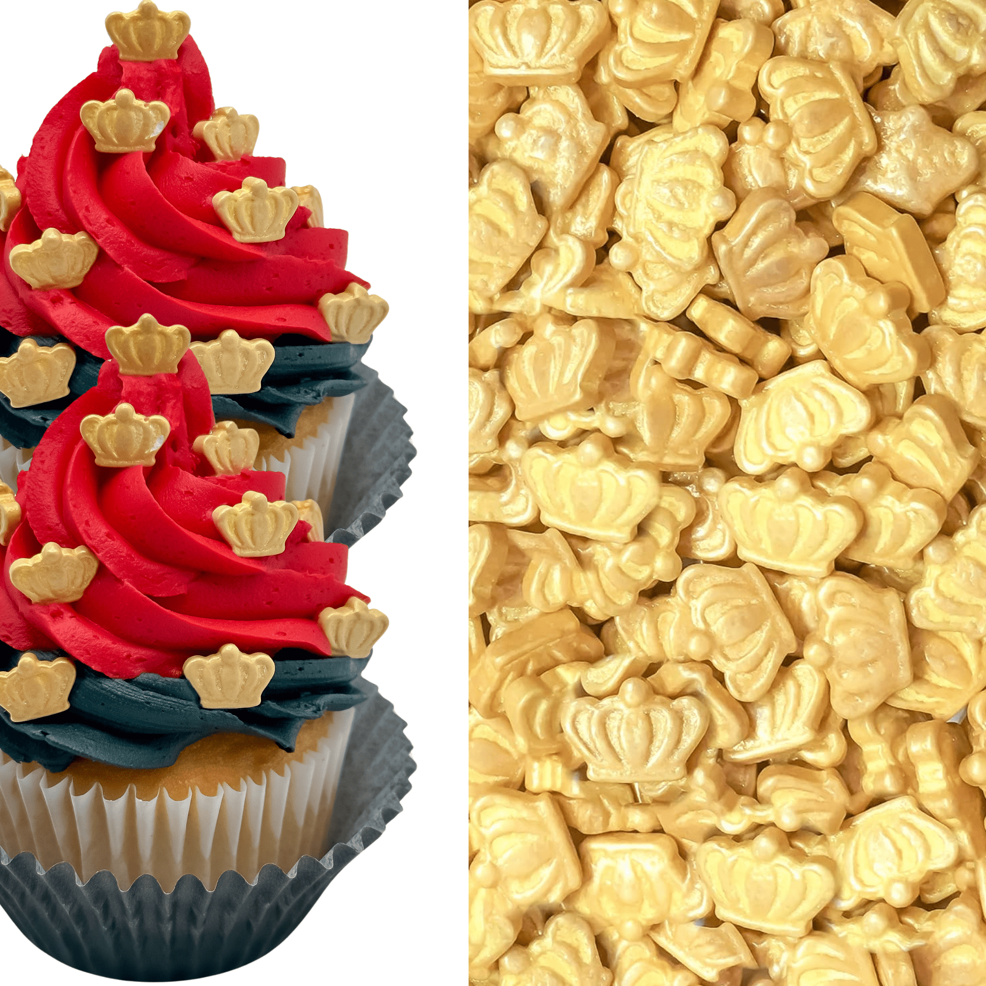 Princess King and Queen Royal Crown Cupcake Decoration Sprinkles 2oz ...