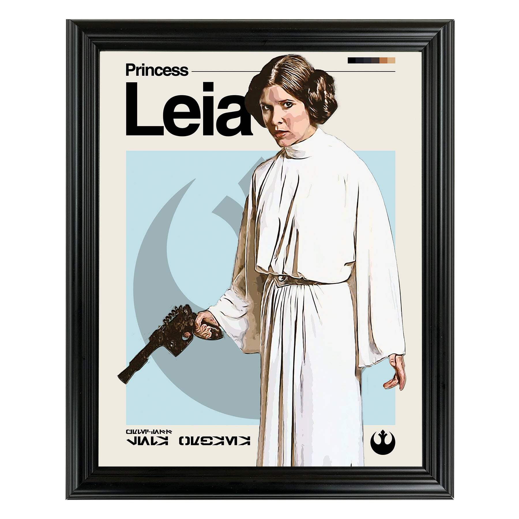 Princess Leia Framed Sports Art Photo by Thomas Maxwell - Walmart.com
