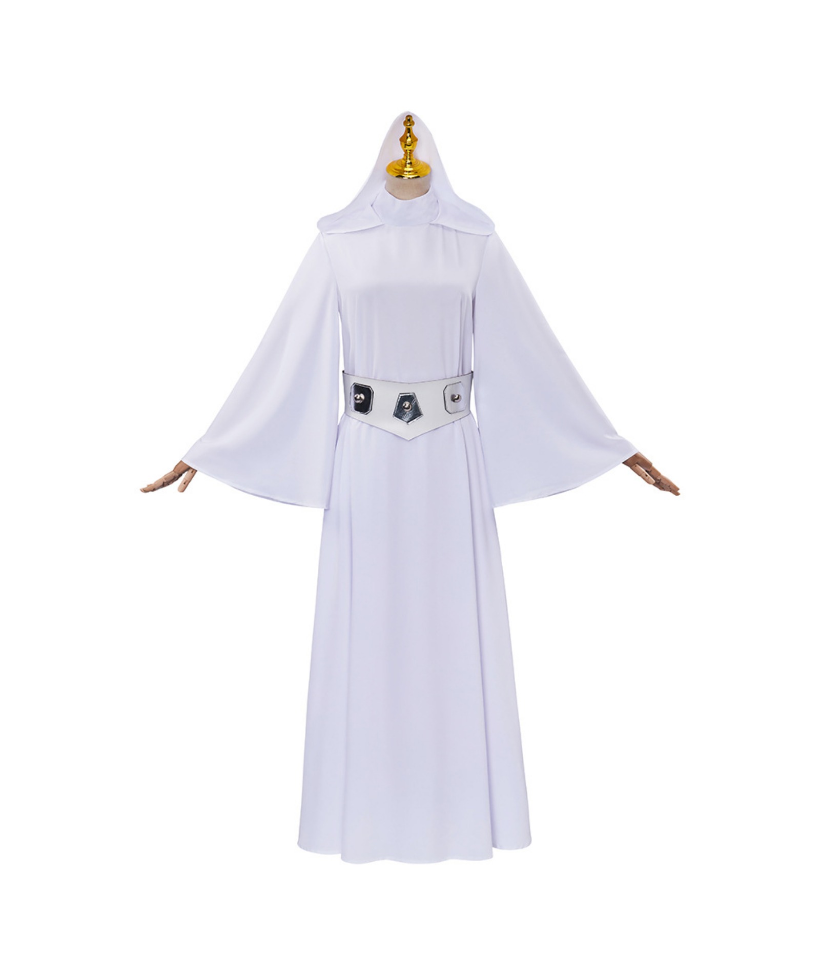 Princess Leia White Long Dress Performance Costume For Women - Walmart.com
