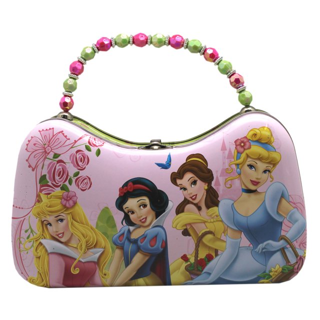 Princess Light Pink/Green Floral Hard Shell Kids Purse - Walmart.com