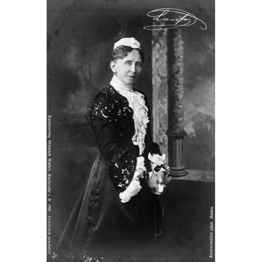 Princess Louise Of Prussia N(1838-1923). Wife Of Frederick I Grand Duke ...