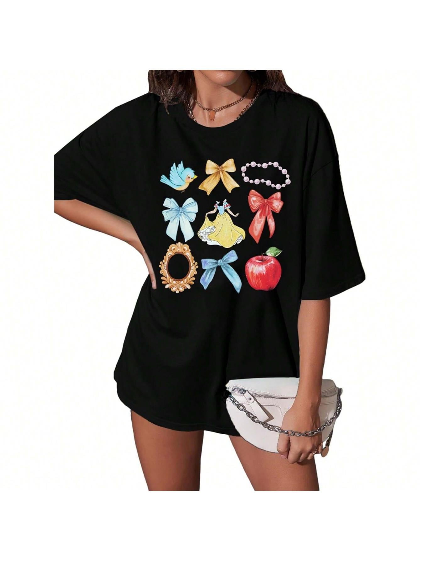 Princess Magical T-shirt Women Princess Bow Shirts Girls Trip Shirt ...