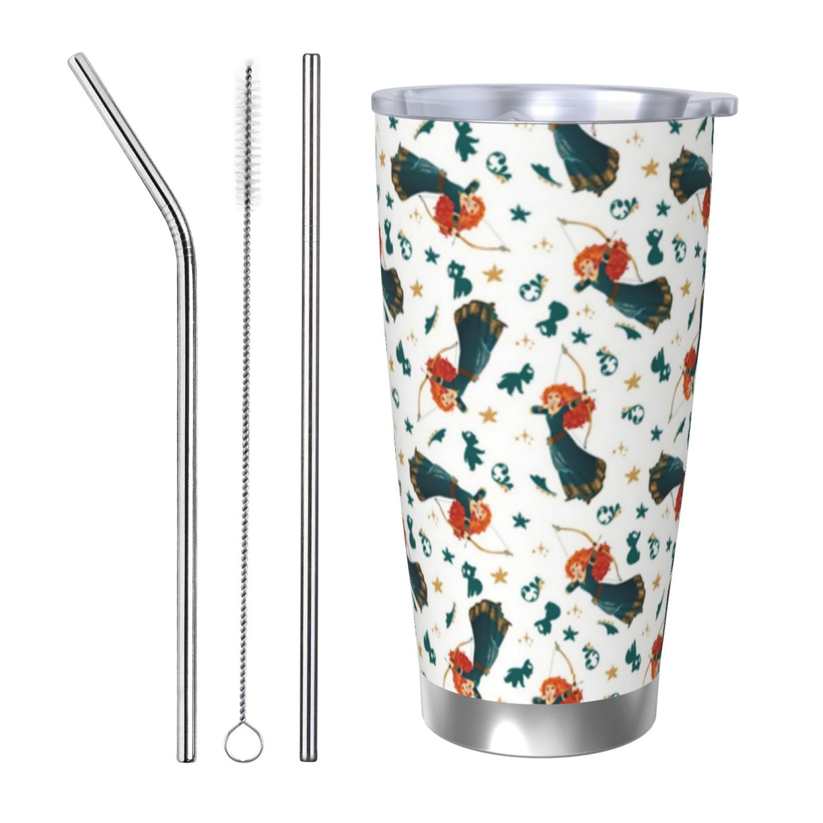 Princess Merida Water Bottle,Coffee Cups,20oz Stainless Steel Insulated ...