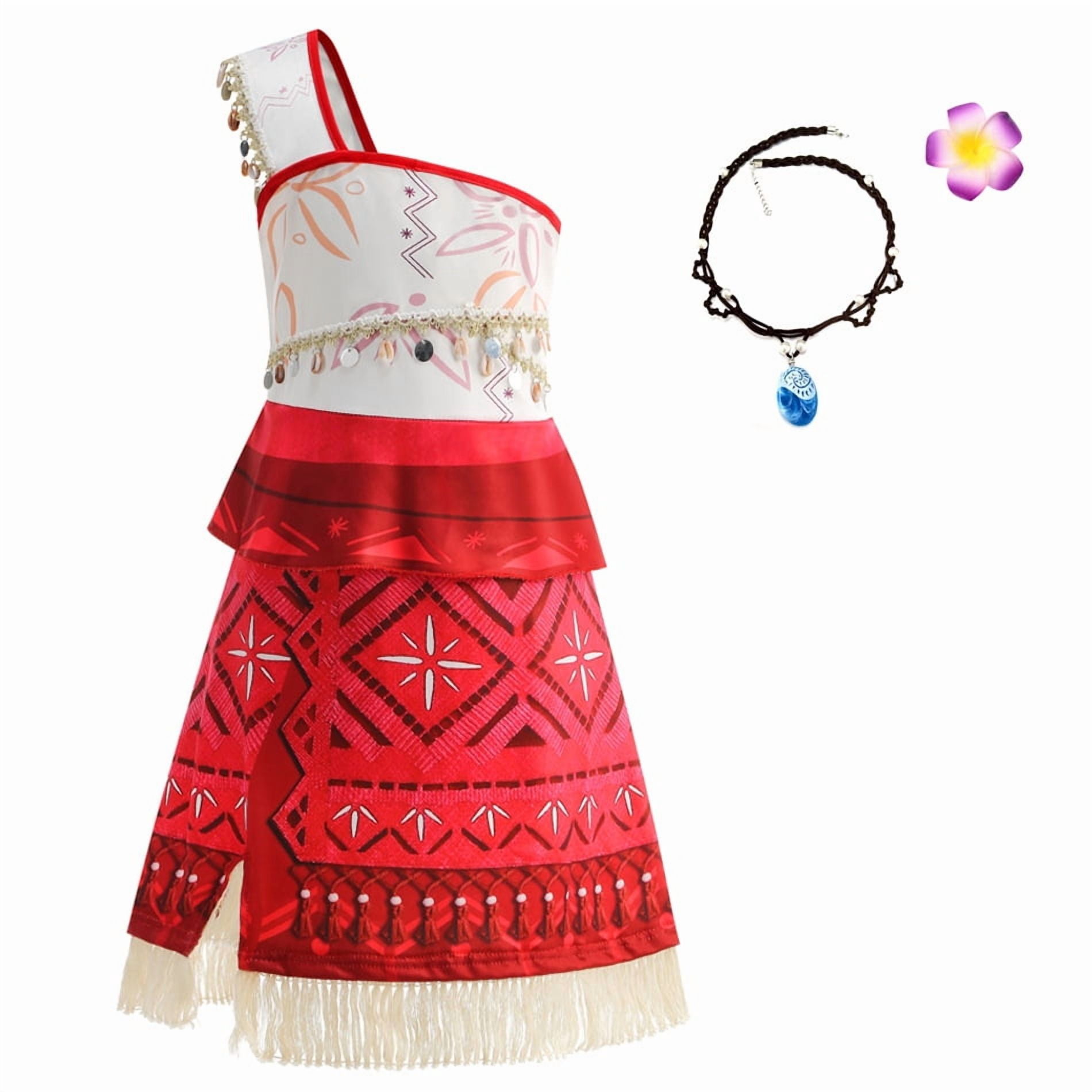 Princess Moana Adventure Costume for Girls Kids Ocean Theme Birthday ...