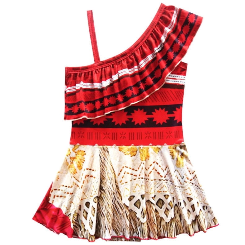 Princess Moana Adventure Costume for Girls Kids Ocean Theme Birthday ...