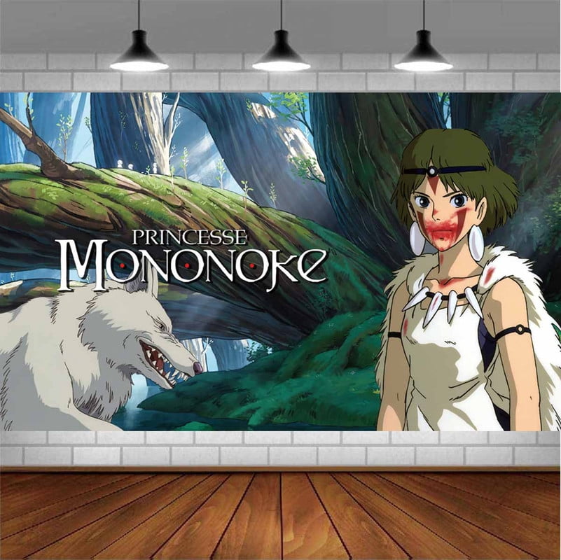Princess Mononoke Backdrop Banner Party Supplies Poster Movie Theme ...