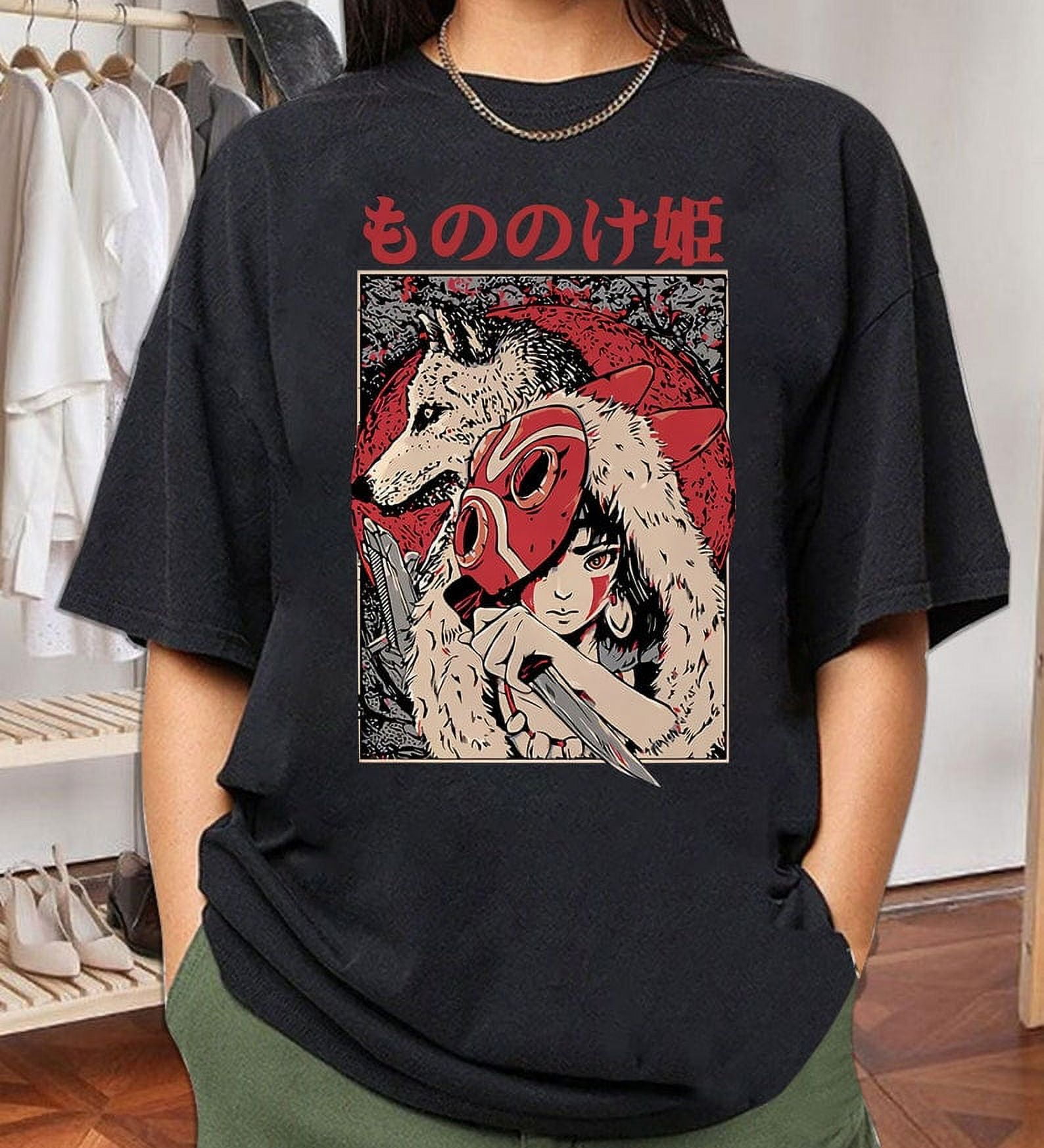 Princess Mononoke T-Shirt, Ghibli Shirt, Hayao Miyazaki, Studio Ghibli Gift, Mononoke Shirt ...