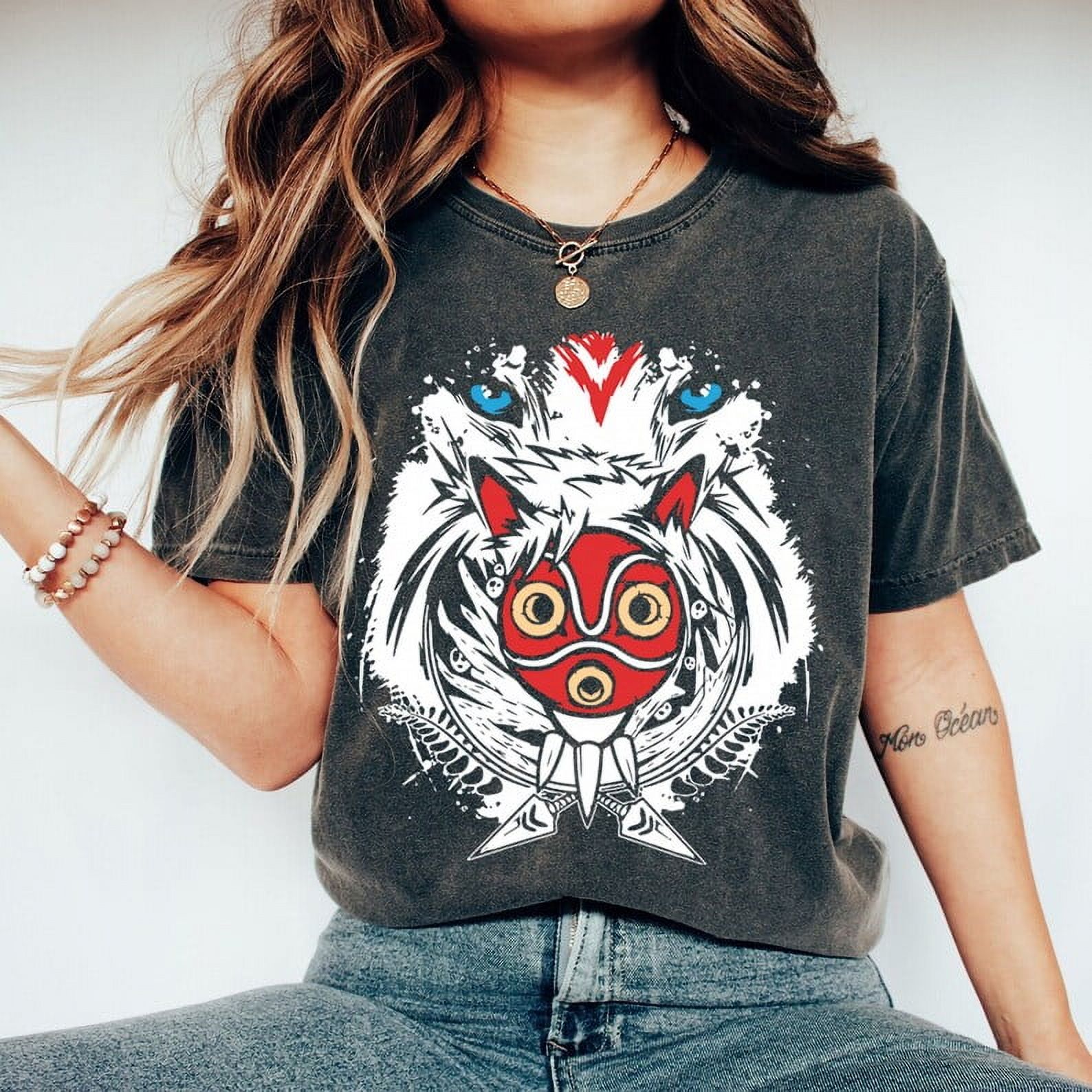 Princess Mononoke T-Shirt, Studio Ghibli Shirt, Hime san Shirt ...