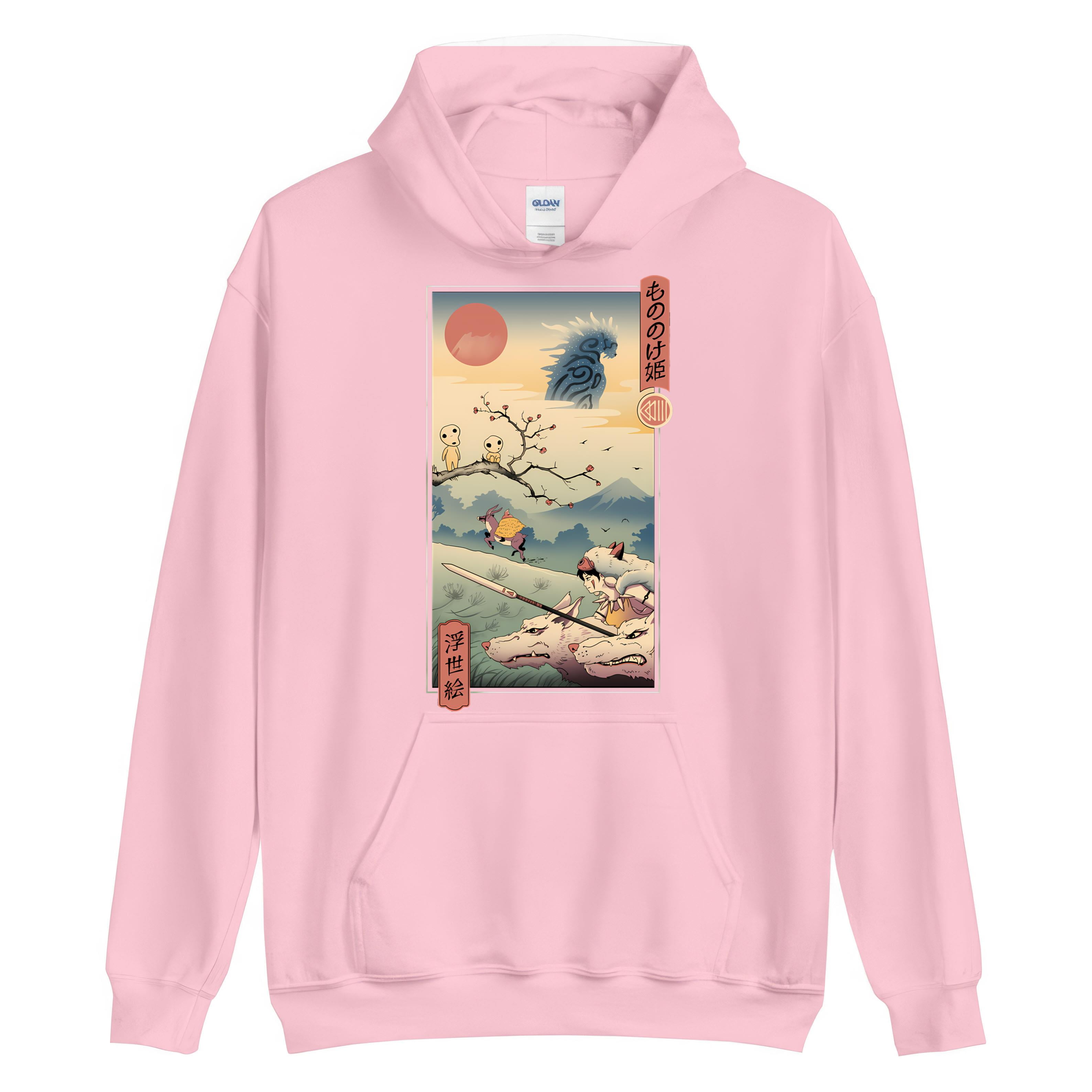 Princess Mononoke Ukiyo T-Shirt, Studio Ghibli Shirt, Hime san Shirt ...