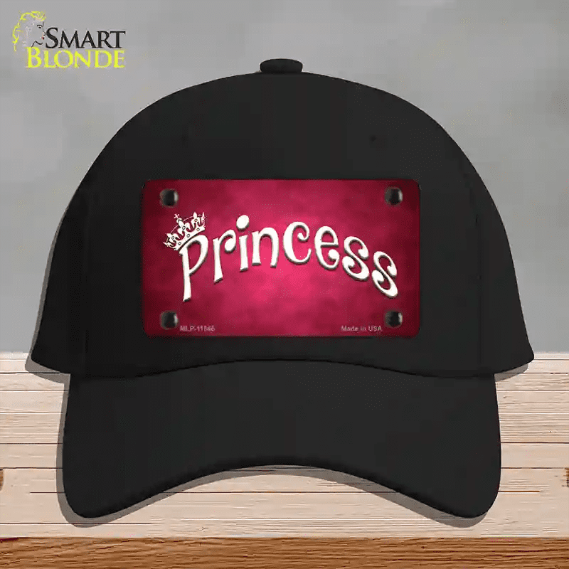 Princess Novelty License Plate Hat Cotton Black - Walmart.com