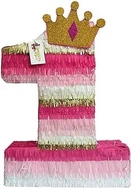 Princess Number One Pinata with Gold Crown 20"Tall - Walmart.com