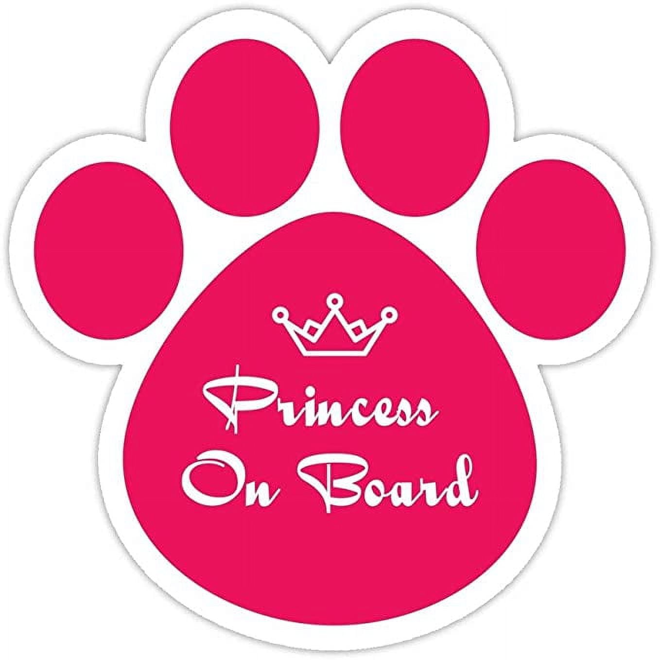 Princess On Board - Bumper Sticker Vinyl Decal Car Truck 5"X 5 ...