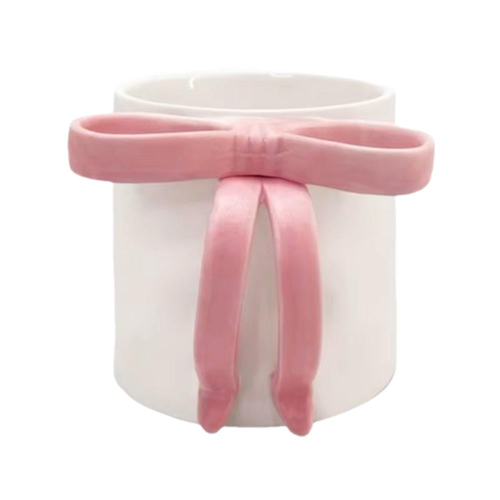Princess On The Run Deep Pink Bow Ceramic Mug High-Value Coffee Mug ...