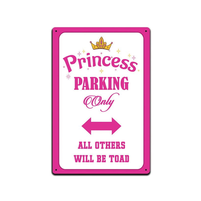 Princess Parking Only Others Will Be Toad Teenager Kids Bedroom Wall ...