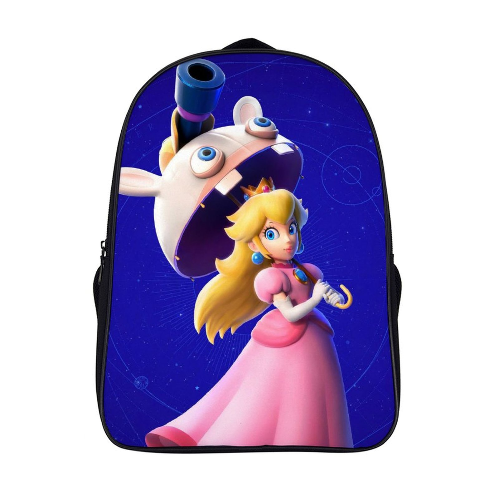 Princess Peach Backpack 16 Inch Bookbag Casual Daypack Travel Backpacks ...