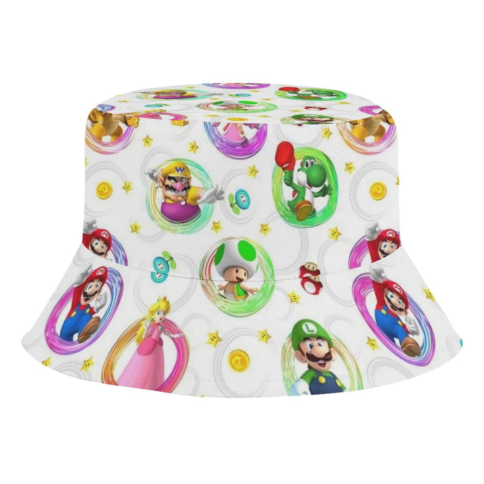 Princess Peach Children's beach bucket hat suitable for boys and girls ...