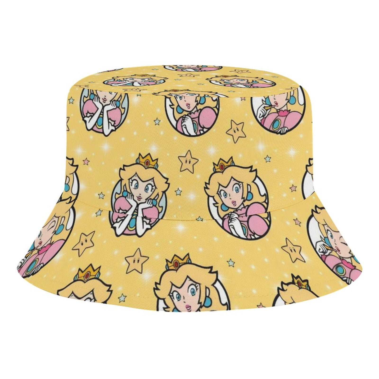 Princess Peach Children's beach bucket hat suitable for boys and girls ...