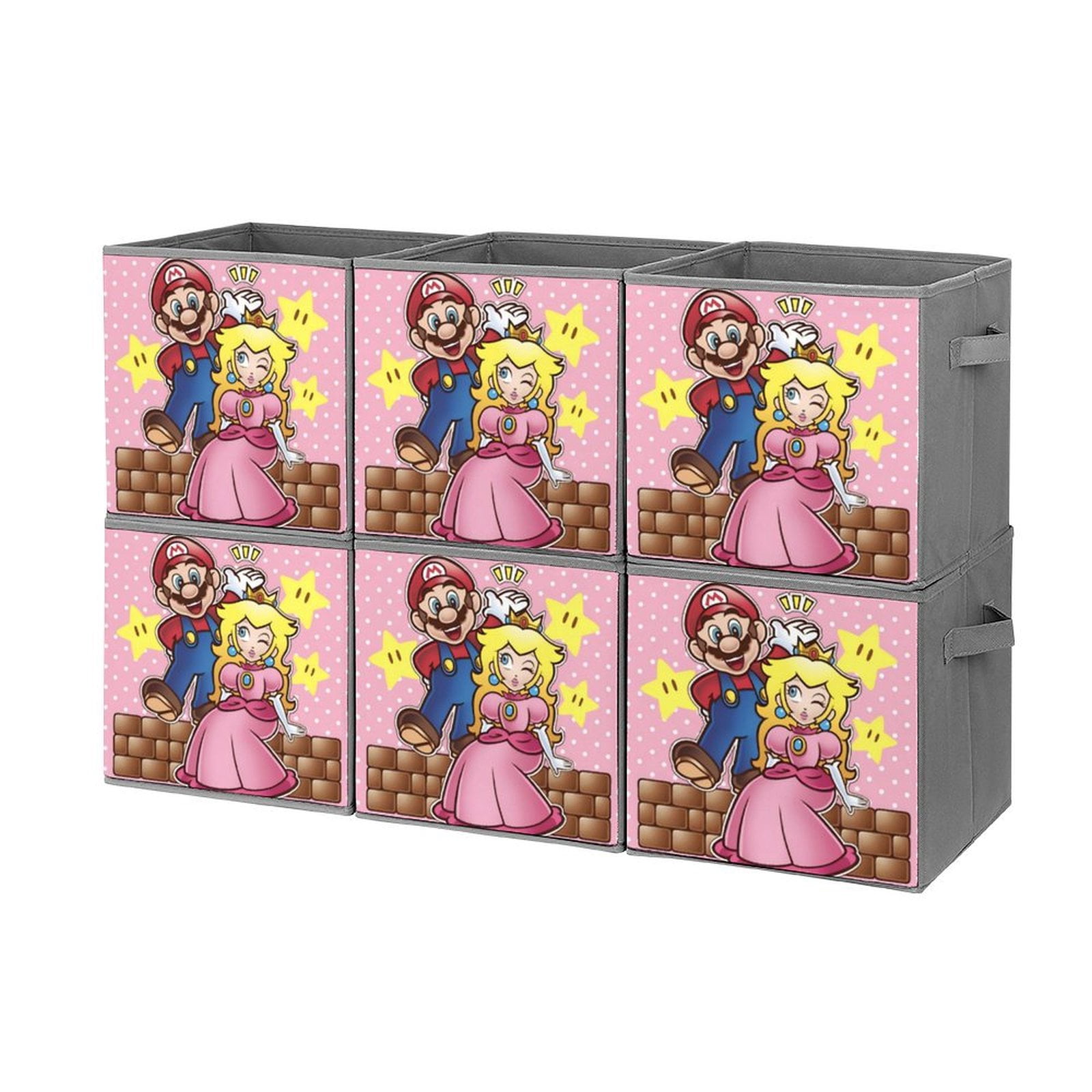 Princess Peach Children's folding storage box 6PCS - Walmart.com