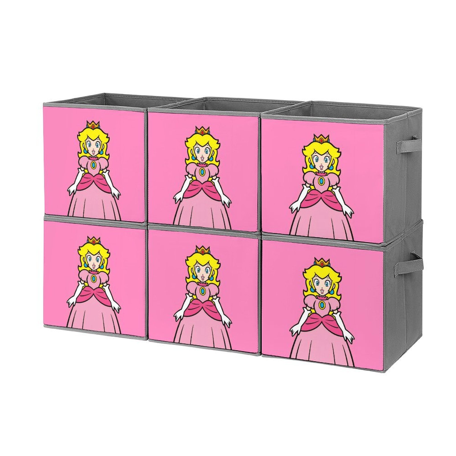 Princess Peach Children's folding storage box 6PCS - Walmart.com