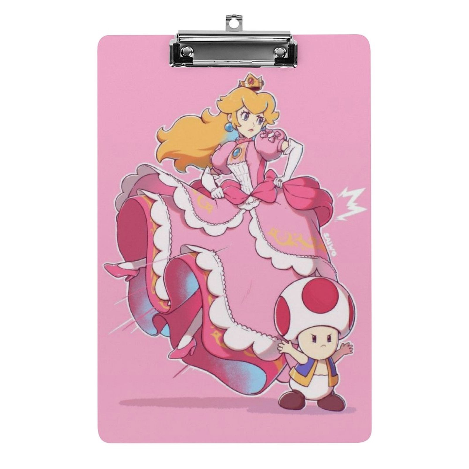 Princess Peach Clipboard - Standard letter size for school and office ...