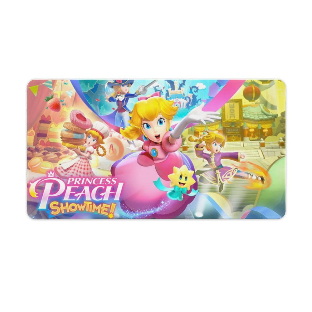 Princess Peach Desk Mat, Large Desk Pad Large Mouse Pad Desk ...