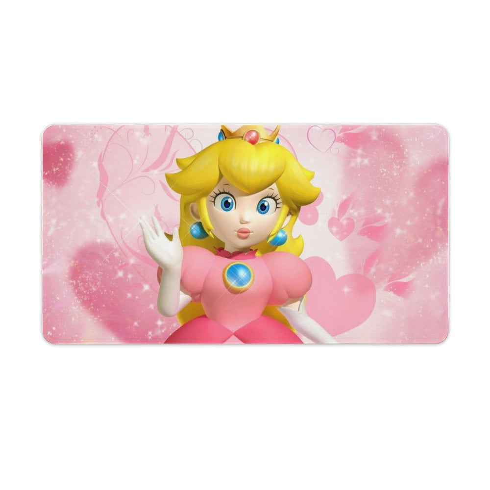 Princess Peach Desk Mat, Large Desk Pad Large Mouse Pad Desk ...