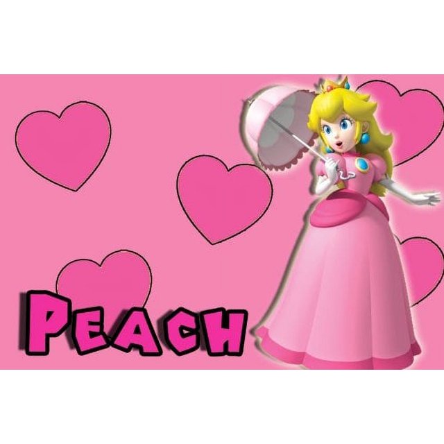 Princess Peach Edible Cake Image Topper, by Edible Cake Toppers ...
