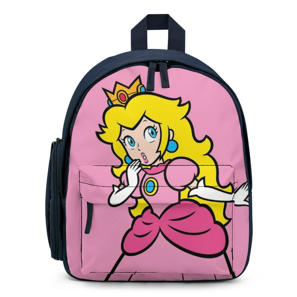 Princess Peach Backpack Bookbag Casual Daypack Travel Backpacks for ...