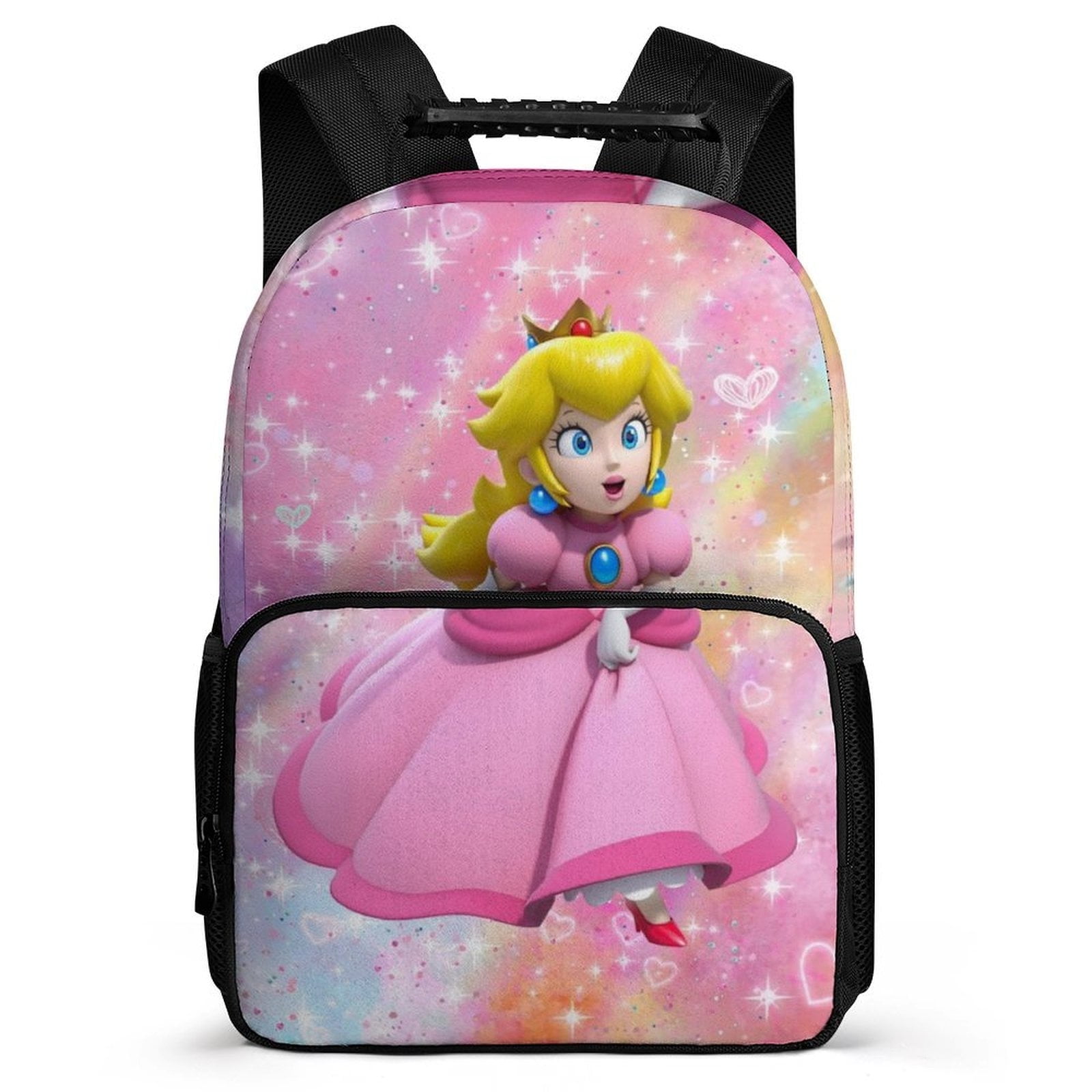 Princess Peach Backpack Bookbag Casual Daypack Travel Backpacks for ...
