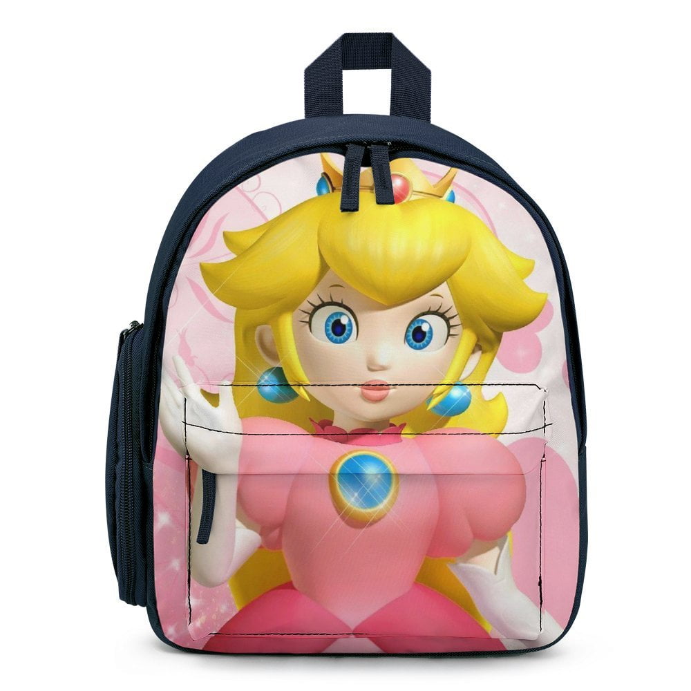 Princess Peach Backpack Bookbag Casual Daypack Travel Backpacks for ...
