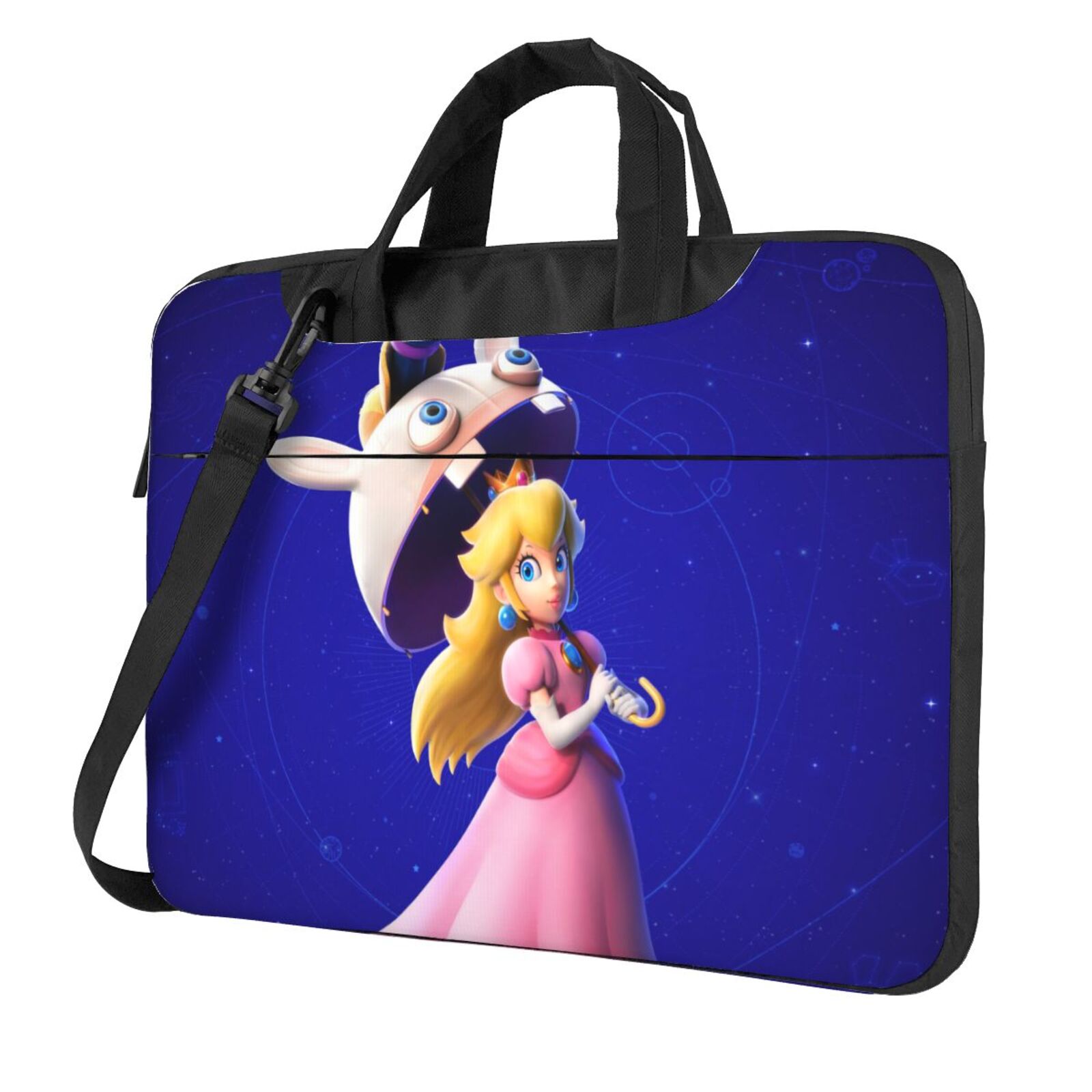 Princess Peach Laptop Bag, 13 inch Computer Bag Messenger Shoulder Bag ...