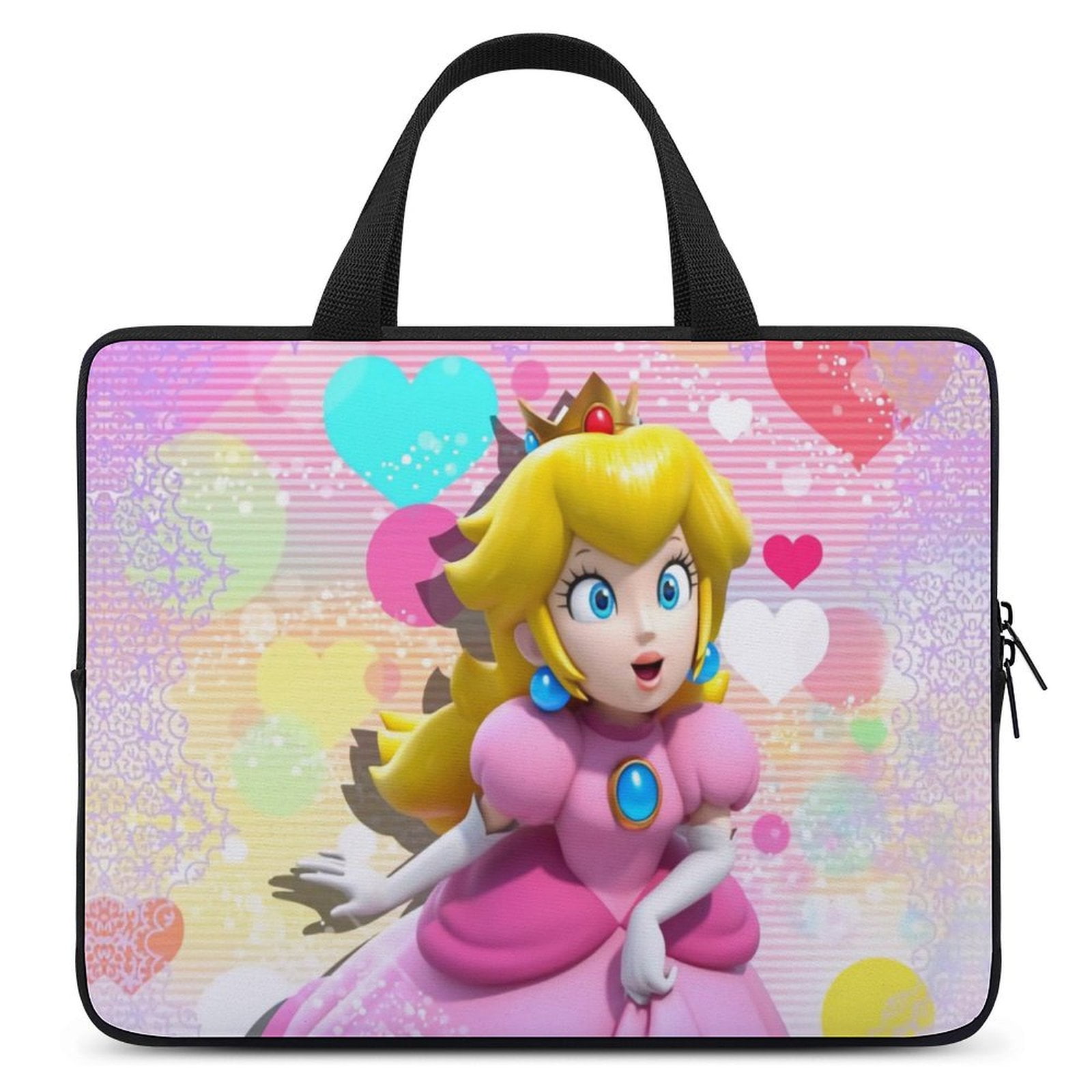 Princess Peach Laptop Bag,Laptop Tote Bag for Women Men 15 Inch ...