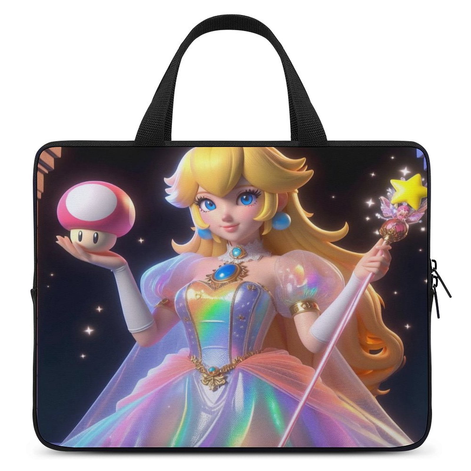 Princess Peach Laptop Bag for Women Men 15 Inch,Laptop Tote Work Bag ...