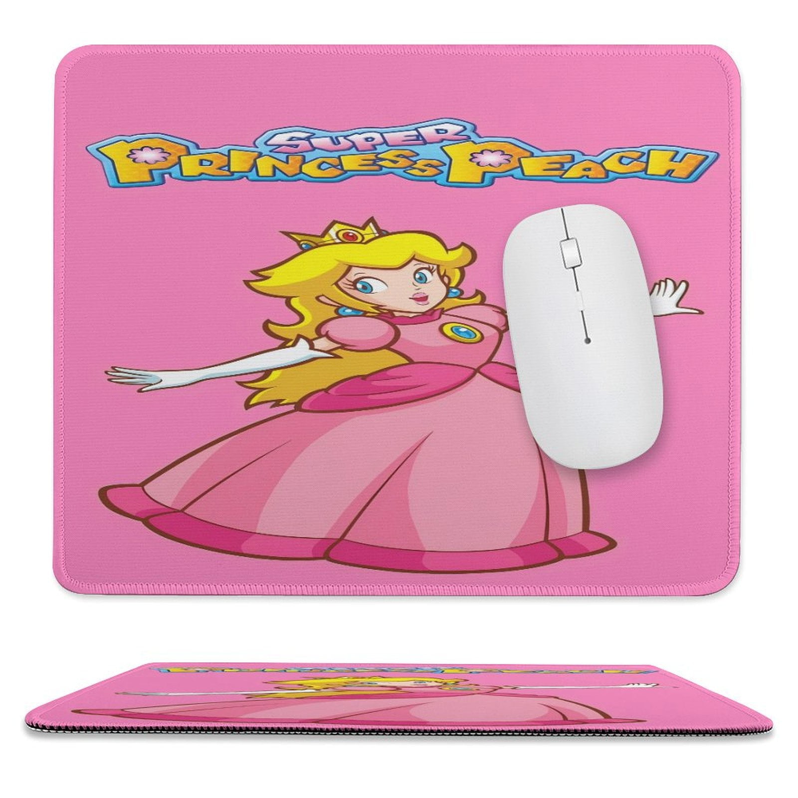 Princess Peach Laptop Mouse Pad Desk Mat Desktop Decoration 9.8"x11.8 ...