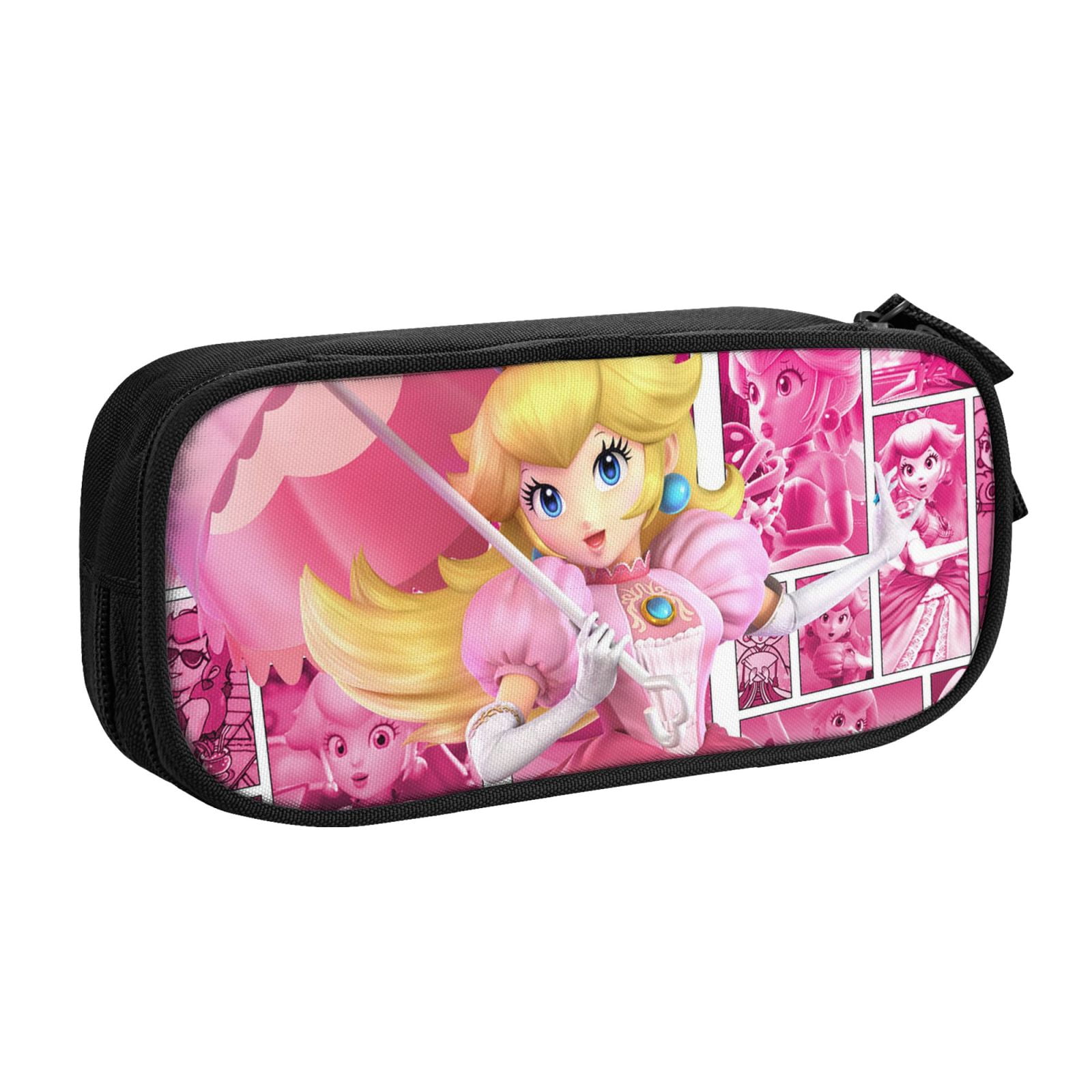 Princess Peach Pencil Case, Durable Pencil Pouch with Big Capacity ...